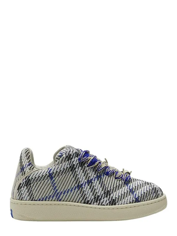 Burberry Checked Lace-up Sneakers - Lichen Color