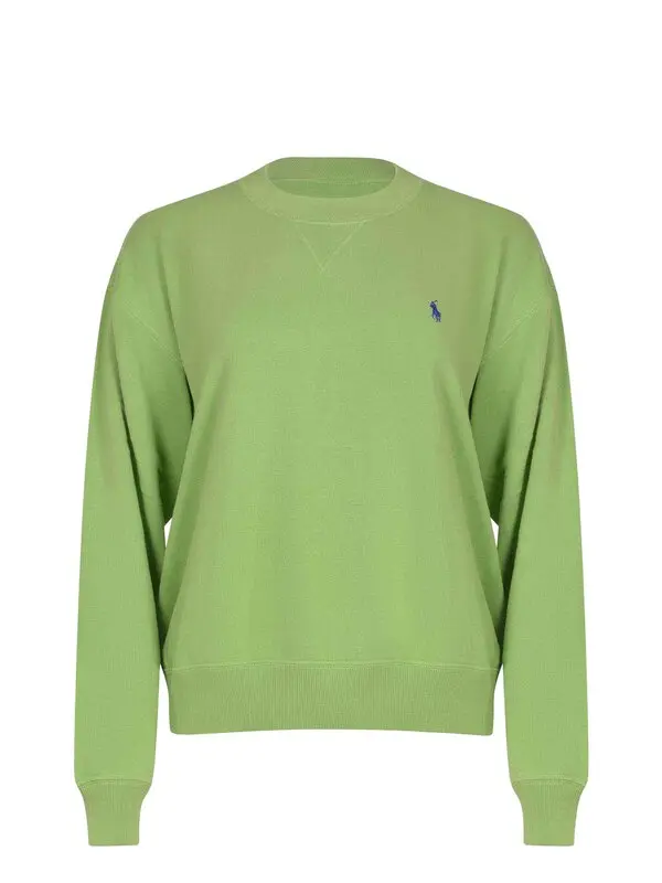 Polo Ralph Lauren Embroidered Crewneck Sweatshirt - Green