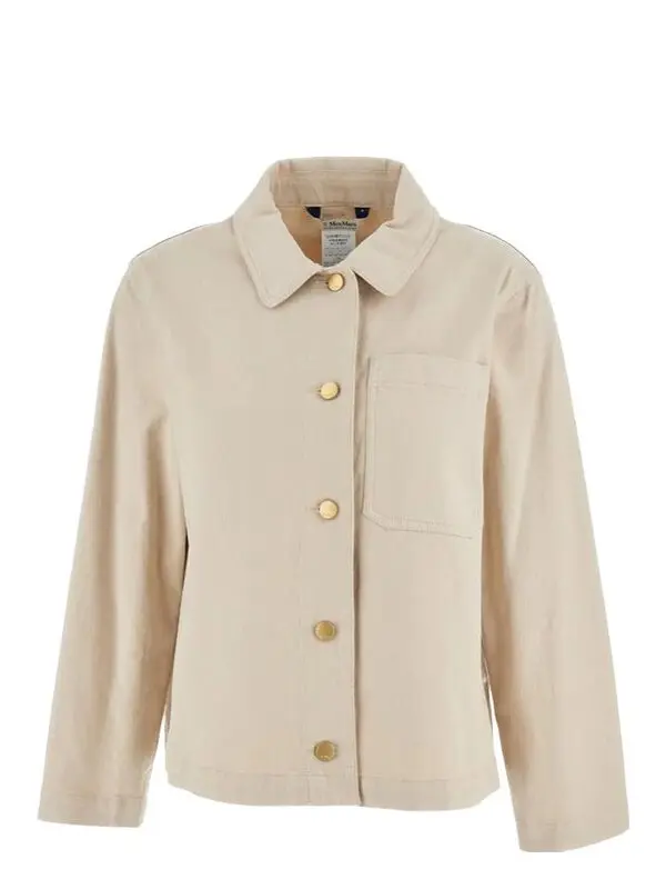 Max Mara Button-up Jacket - Nude