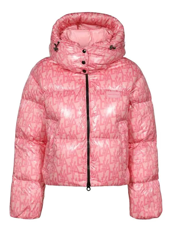 Duvetica Monogram Short Down Jacket - Pink