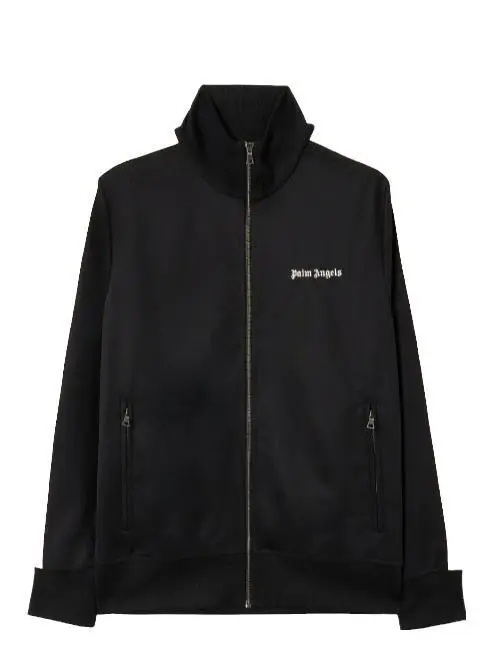 Palm Angels Classic Logo Track Jacket - Black Off-white