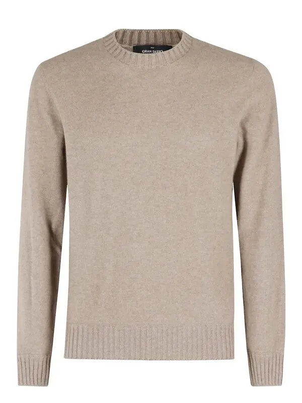 GRAN SASSO Ribbed Knitwear Sweater - Nude