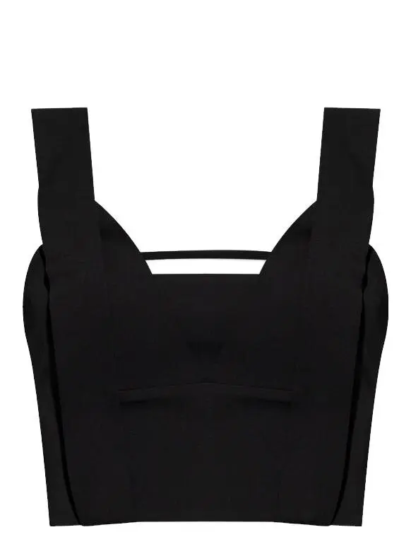 IRO PARIS Sleeveless Top With Wide Straps - Black