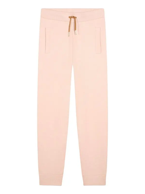 Chloé Drawstring Knit Track Pants - Pink