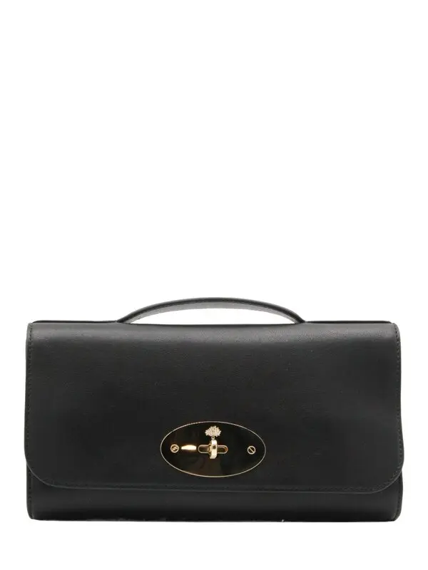 Mulberry Top Handle Clutch Bag - Black