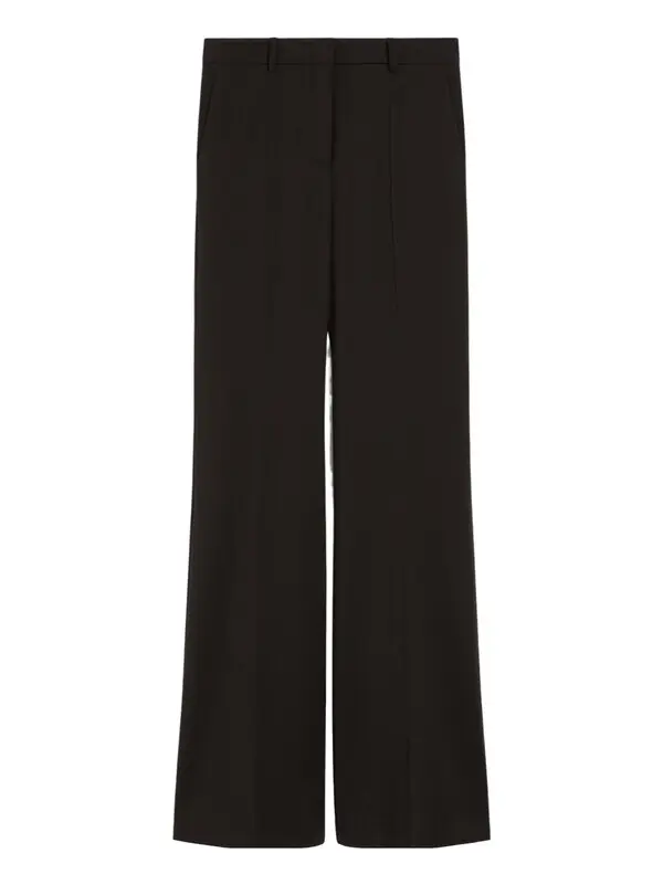 Sportmax Flared Crease Detail Trousers - No