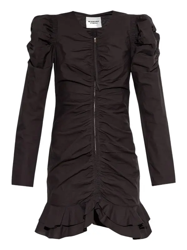 Isabel Marant Étoile Briali Ruffled Dress - Black