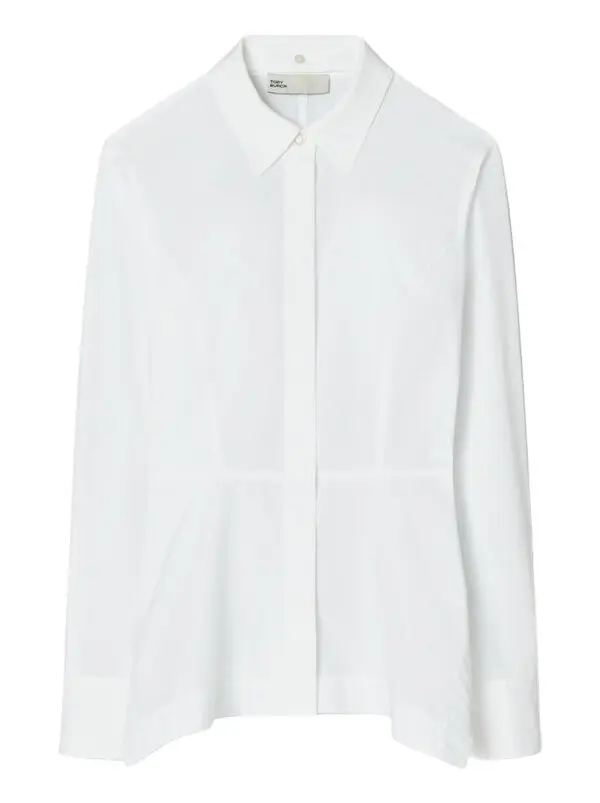 Tory Burch Cotton Poplin Shirt - White