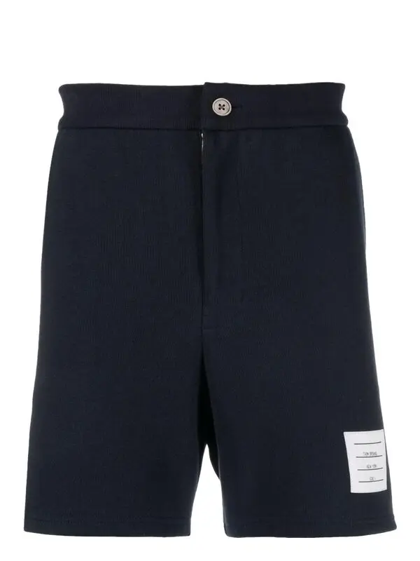 Thom Browne Cotton Chino Shorts - Blue