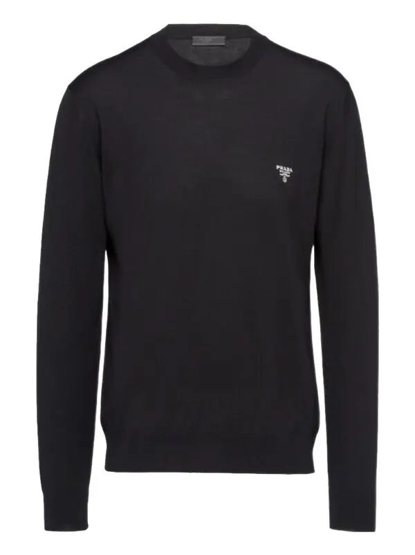 Prada Knitted Jumper - Black
