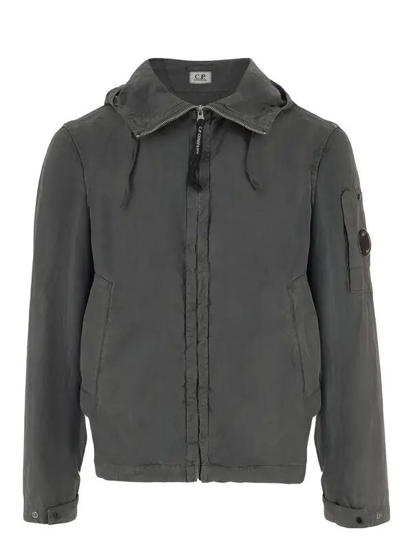 C.P. COMPANY Micro Reps Hooded Jacket - Black