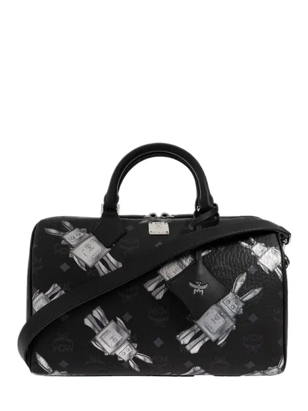 Mcm Top-zip Single-shoulder Bag - Black