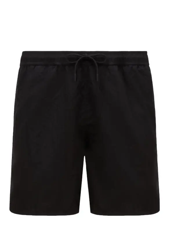 Moncler Crinkled Swim Shorts - Black