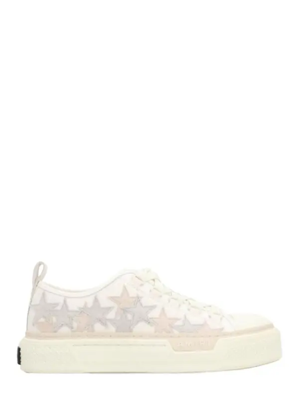 Amiri Star Embroidered Low-top Sneakers - White