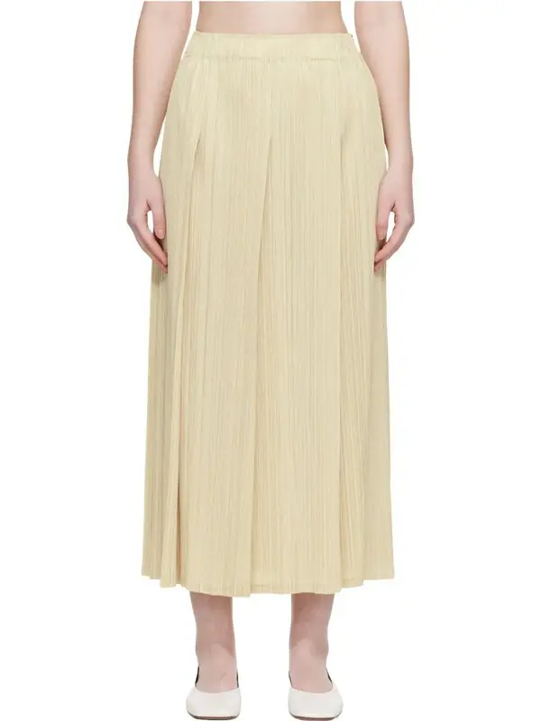 Issey Miyake Pleated Midi Skirt - No