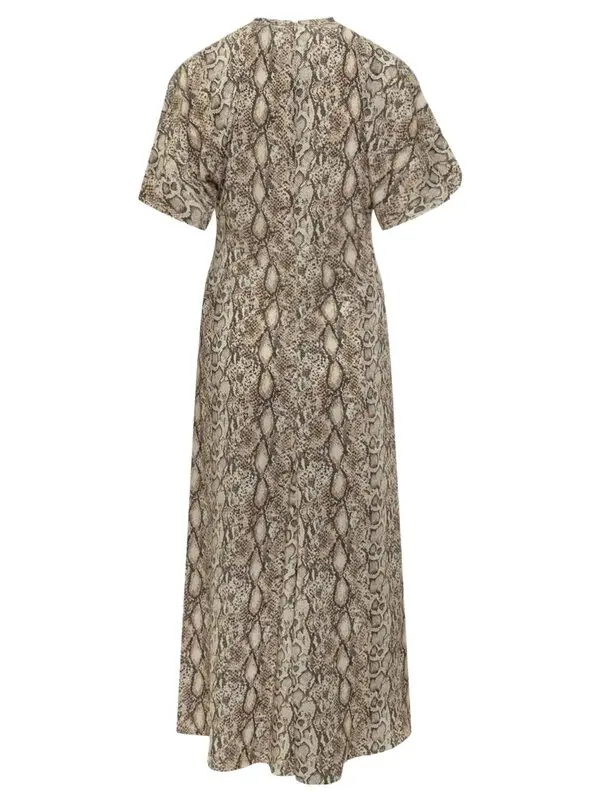 Isabel Marant Étoile Keany Dress Snake Print - Nude