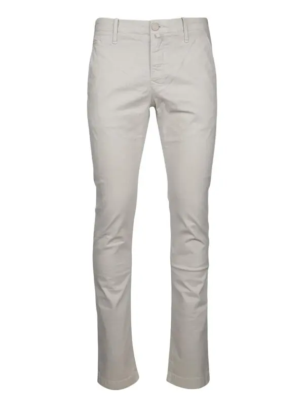 Jacob Cohen Straight Leg Stretched Chinos - Gray