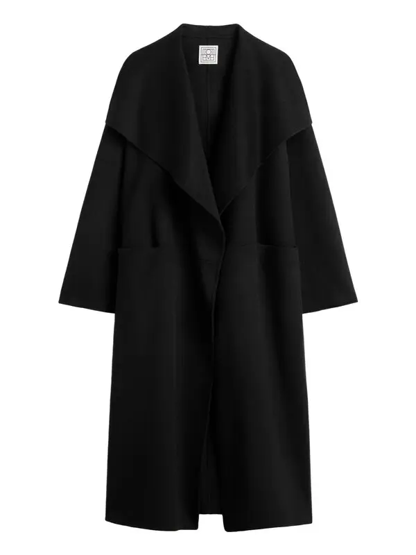 TOTEME Signature Doublé Coat - Black