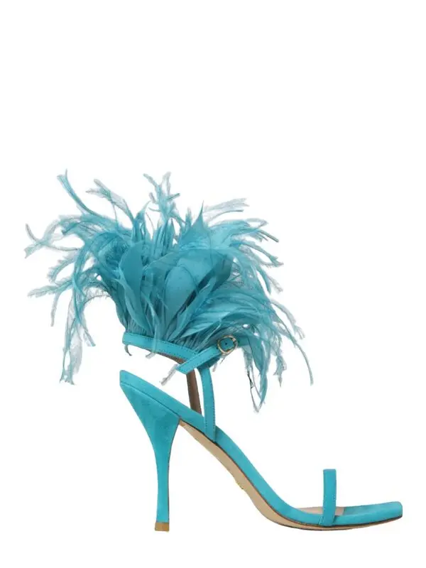 STUART WEITZMAN Feather High-heeled Sandals - Blue