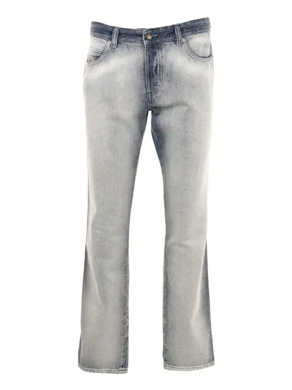 DIESEL® Logo Patch Jeans - Gray