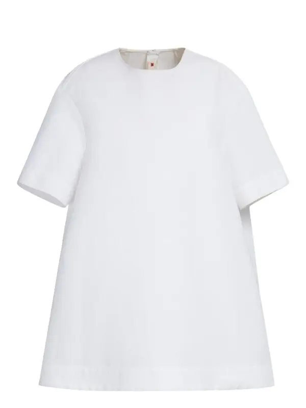 Marni Crewneck T-shirt Mini Dress - White