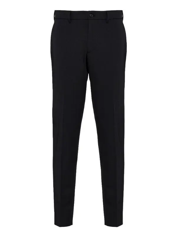 Prada Mid-rise Cropped Tailored Trousers - Black