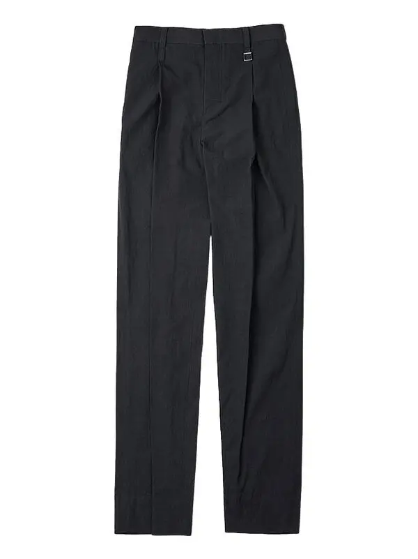 WOOYOUNGMI Belt Loop Casual Pants - Black
