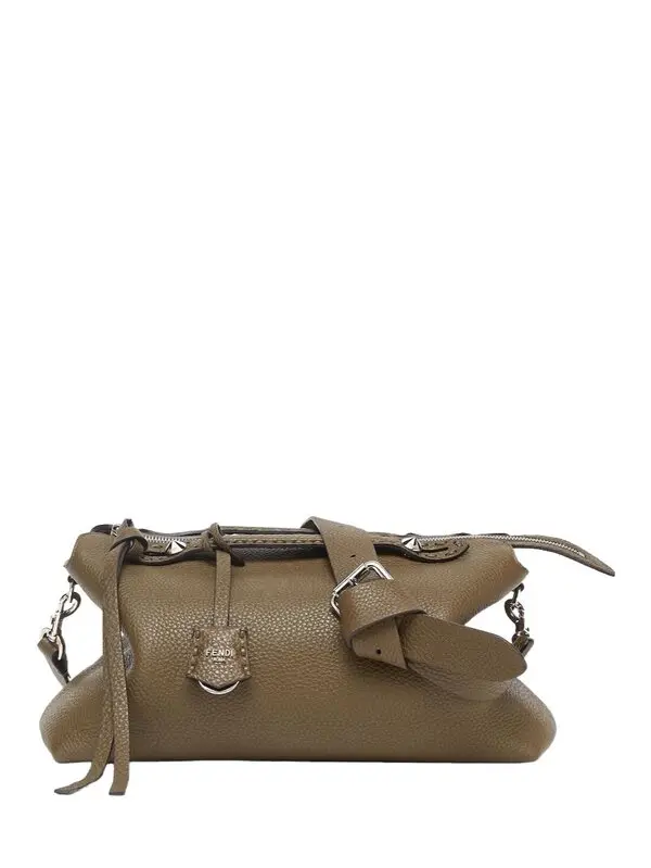 Fendi Selleria Large Shoulder Bag - Green