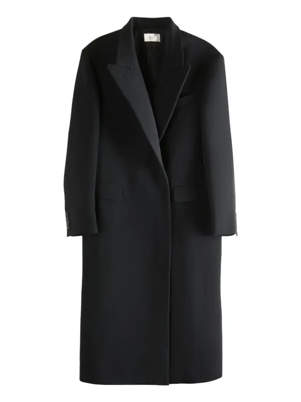 THE ROW Nevena Long Coat - Black