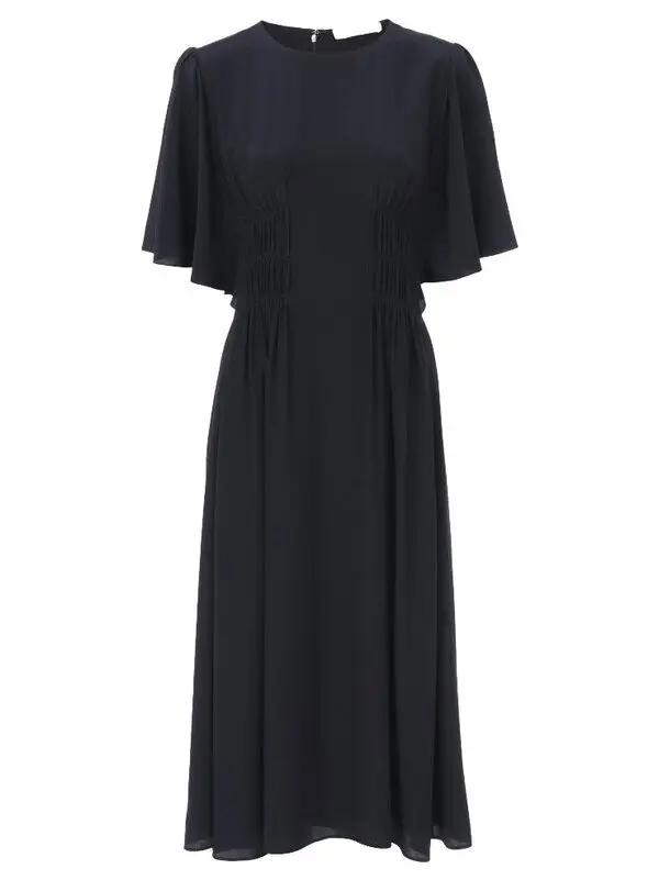 Chloé Flared Wing Sleeve Dress - Black