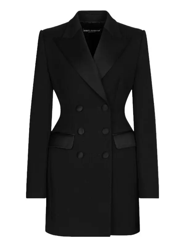 Dolce & Gabbana Double-breasted Tuxedo Jacket - Black