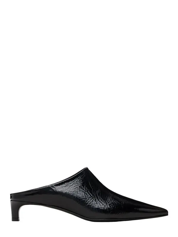 JIL SANDER Pointed Toe Mules - Black