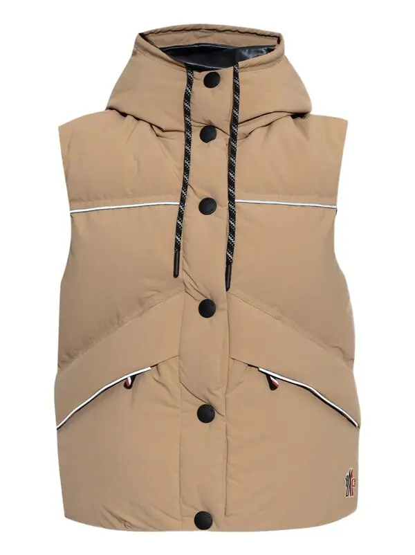 Moncler Padded Gilet - Beige