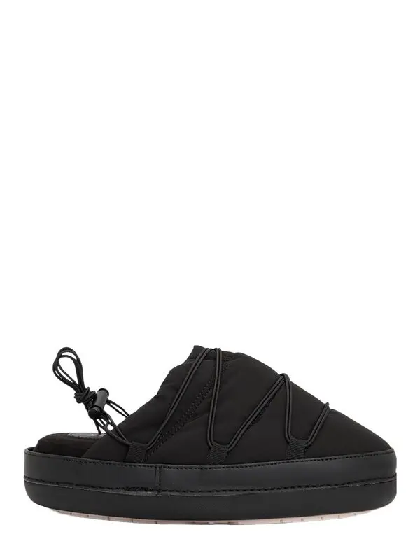Repetto Gentiane Slippers With Lace Detail - Black