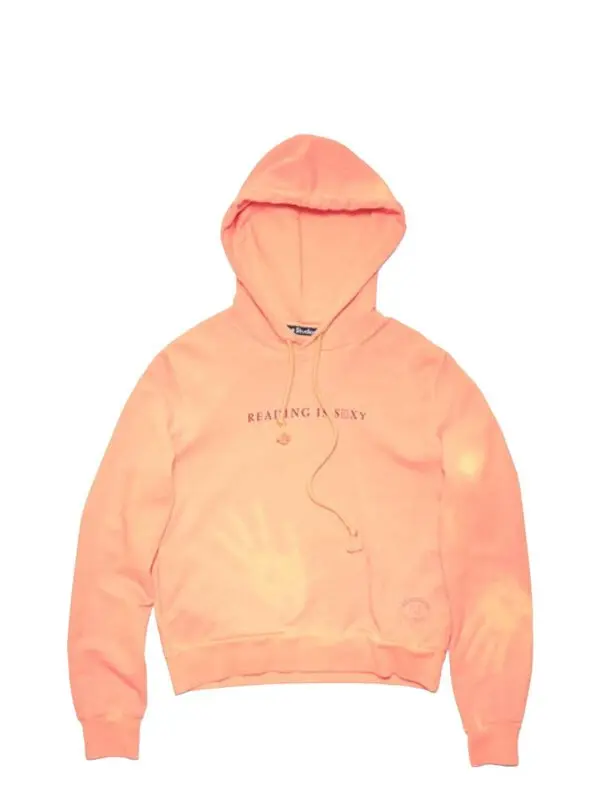 Acne Studios Reactive Cropped Hoodie - Orange/yellow