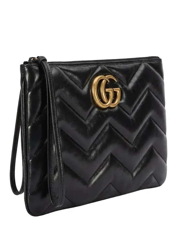 Gucci Gg Marmont Clutch Bag - Black
