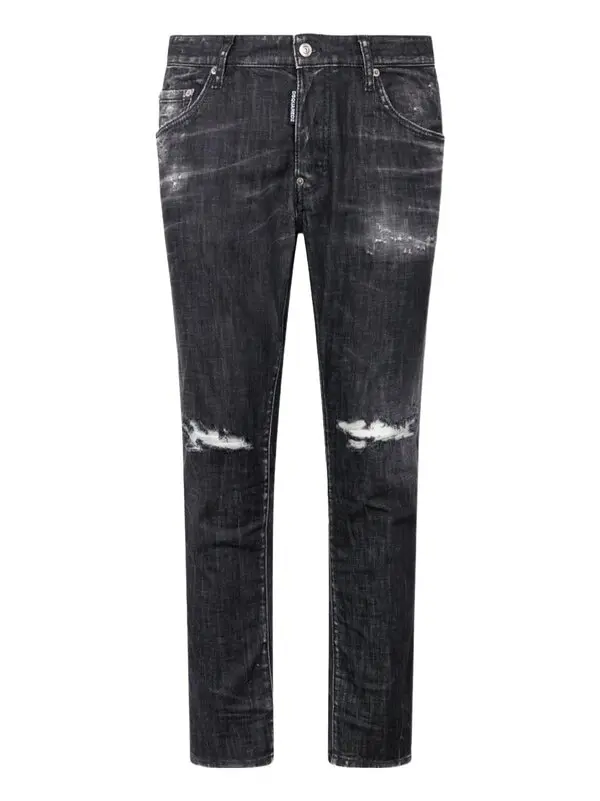 Dsquared2 Skater Distressed Jeans - Black