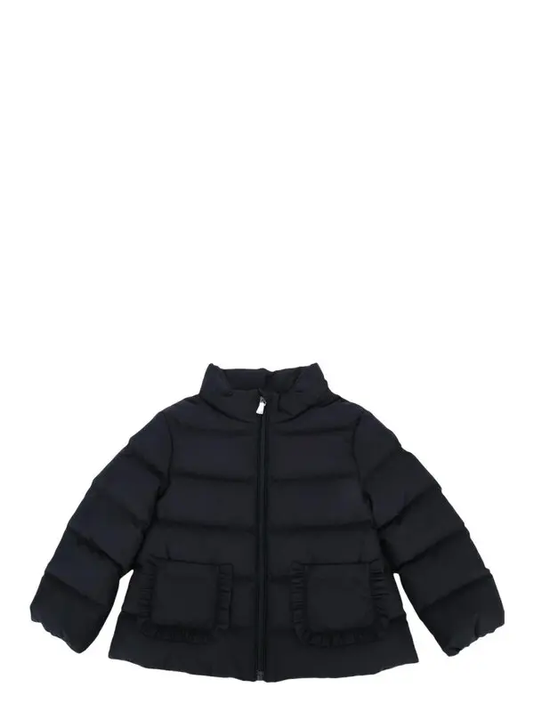 Moncler Onica Logo Patch Down Jacket - Midnight Blue