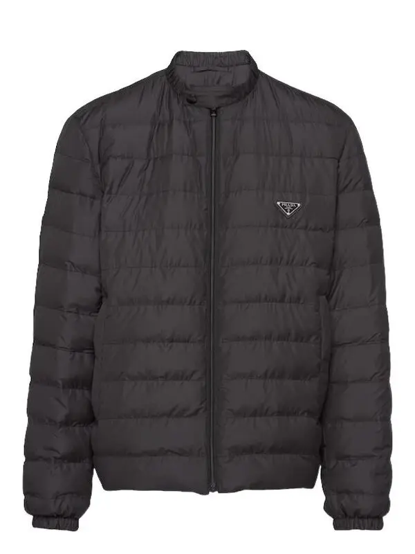 Prada Short Down Jacket - Black