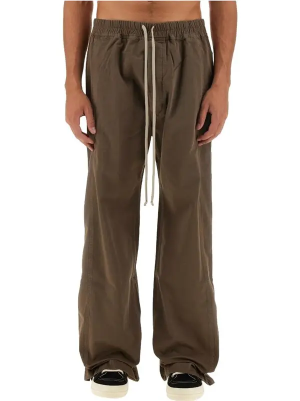 Rick Owens Pusher Drawstring Pants - Green
