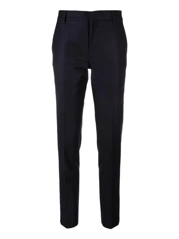 Ami Mid-rise Tailored Trousers - Blue