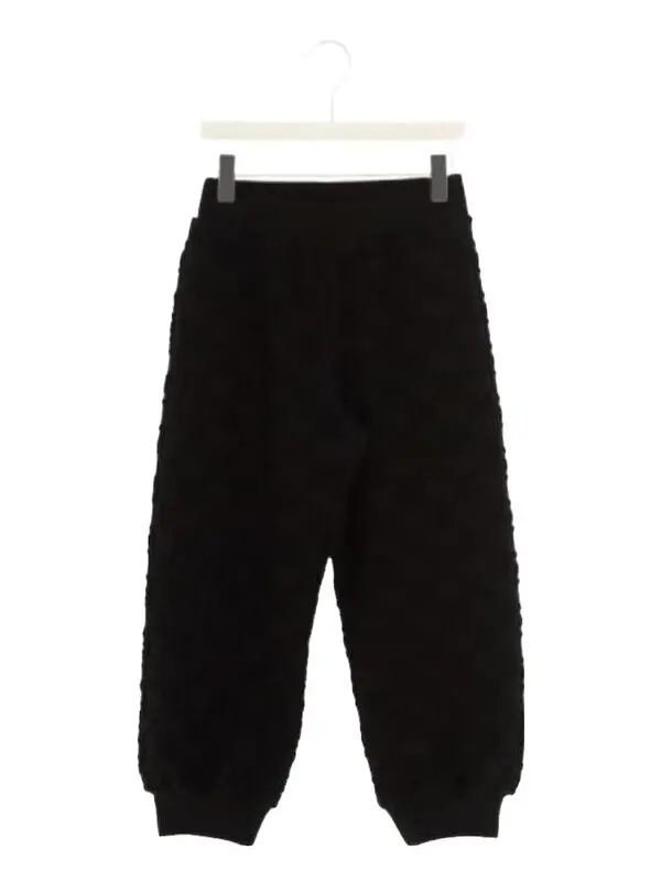 Fendi Cloqué Effect Track Pants - Black