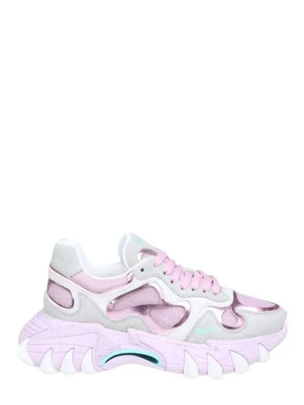 Balmain B-east Lace-up Sneakers - White