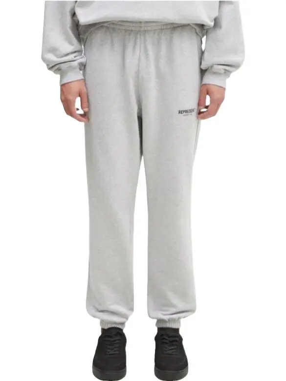 REPRESENT Logo Graphic Sweatpants - Grey