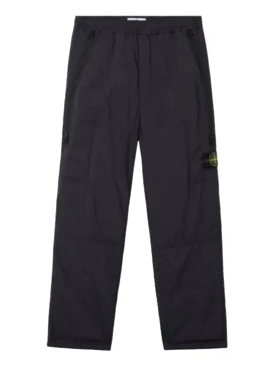 Stone Island Zip-pocket Trousers - Black