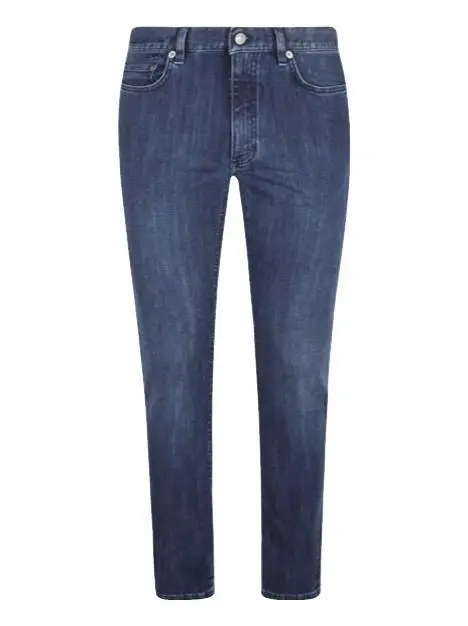 Zegna Z Straight-leg Slim Cut Jeans - Denim Blue