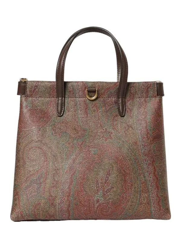 Etro Paisley Jacquard Tote Bag - Brown