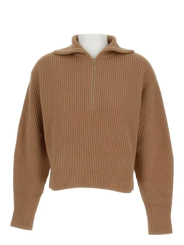 Max Mara Nadar Quarter-zip Knitted Jumper - No
