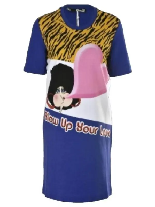 Moschino Printed Dress - Blue