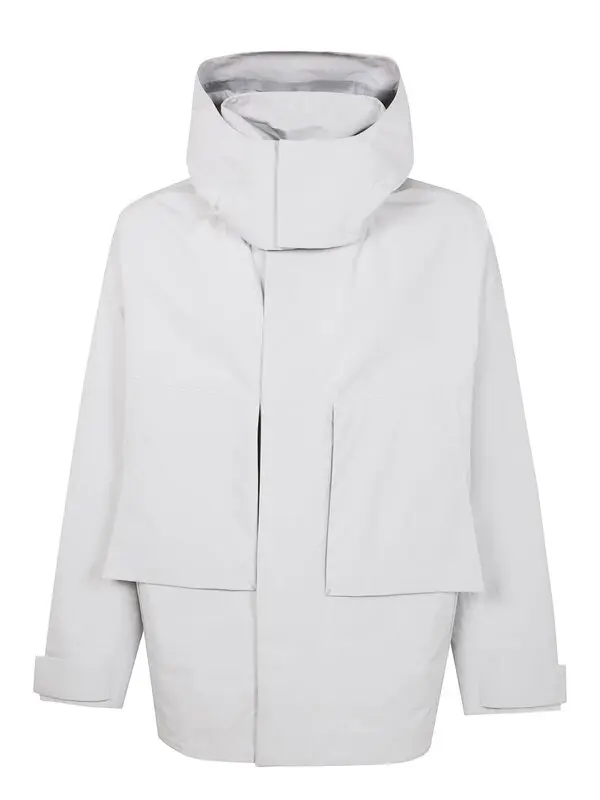 Herno 3l Gore-tex Jacket With Detachable Hood - Grey